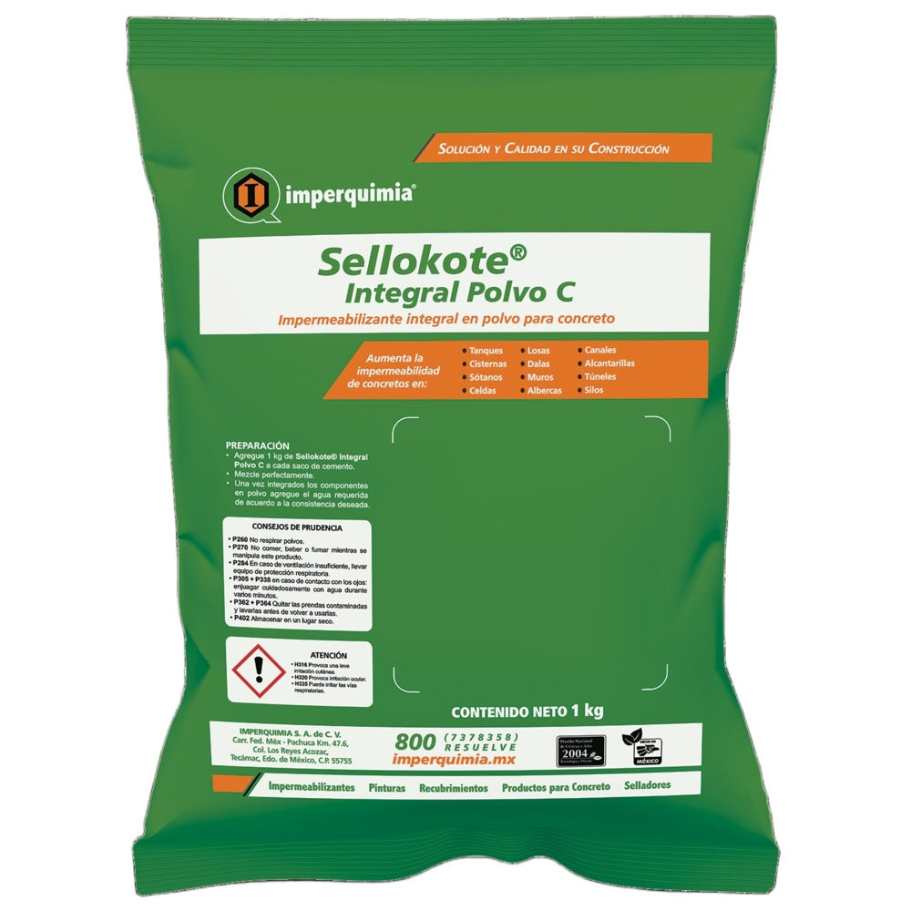 SELLOKOTE INTEGRAL POLVO C 1 KG | Impermeabilizante IMPERQUIMIA – PYASE Pinturas Y Acabados del ...